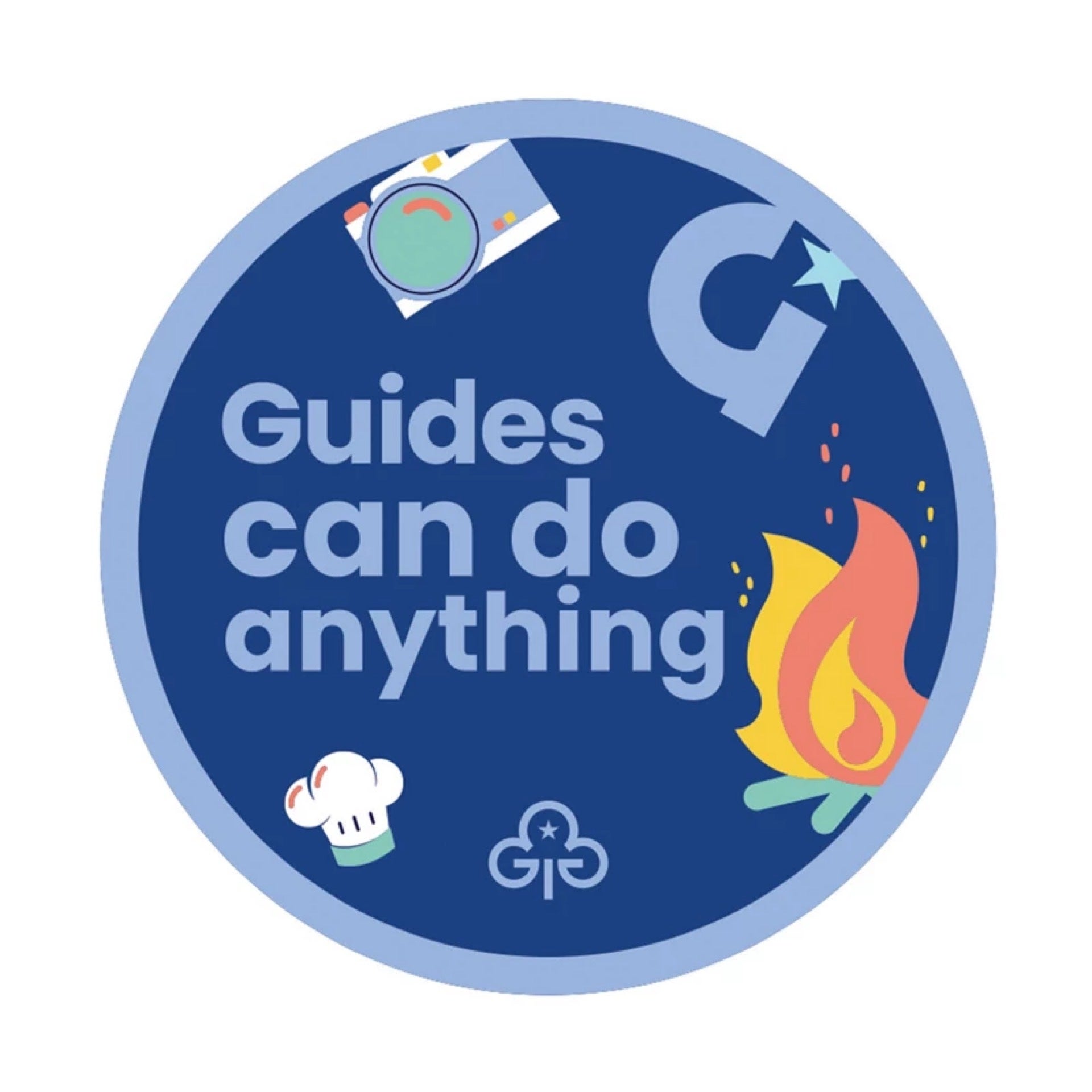 Guides Can Do Anything Woven Badge | Girlguiding Tay and Ochils